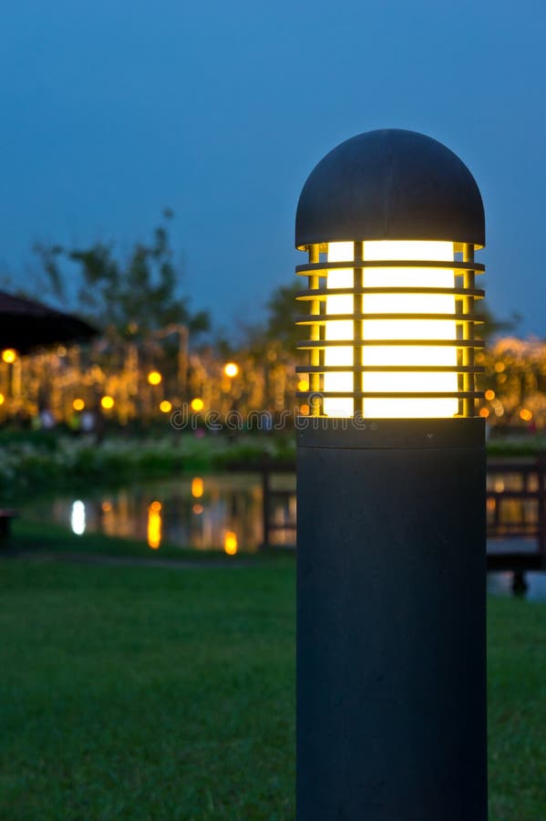 Light Pole Seen from Below Creating a Unique and Endless Perspective ...
