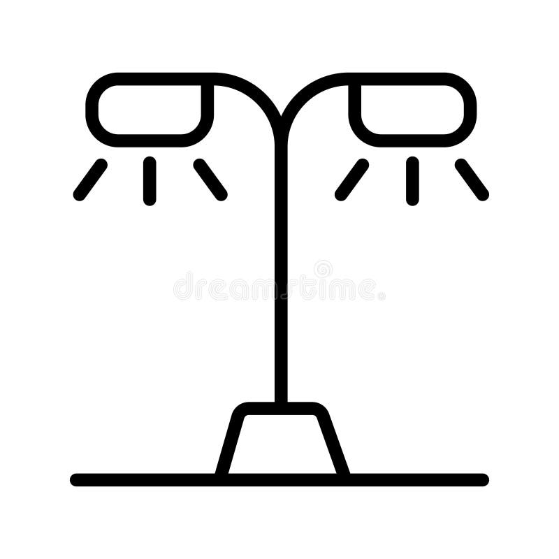 Light Pole Icon Symbol Illustration Design Stock Illustration ...