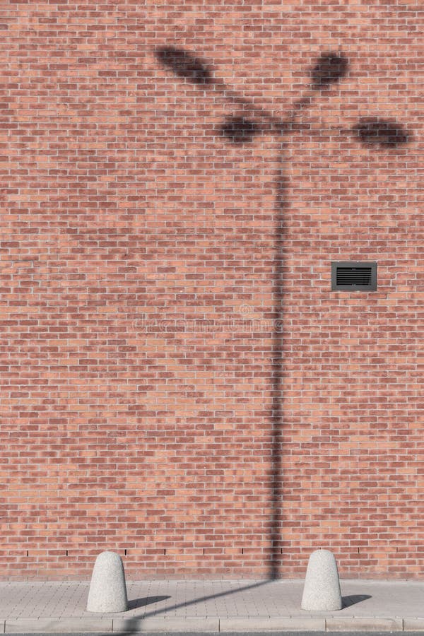 Light pole shadow stock image. Image of close, material - 134200433