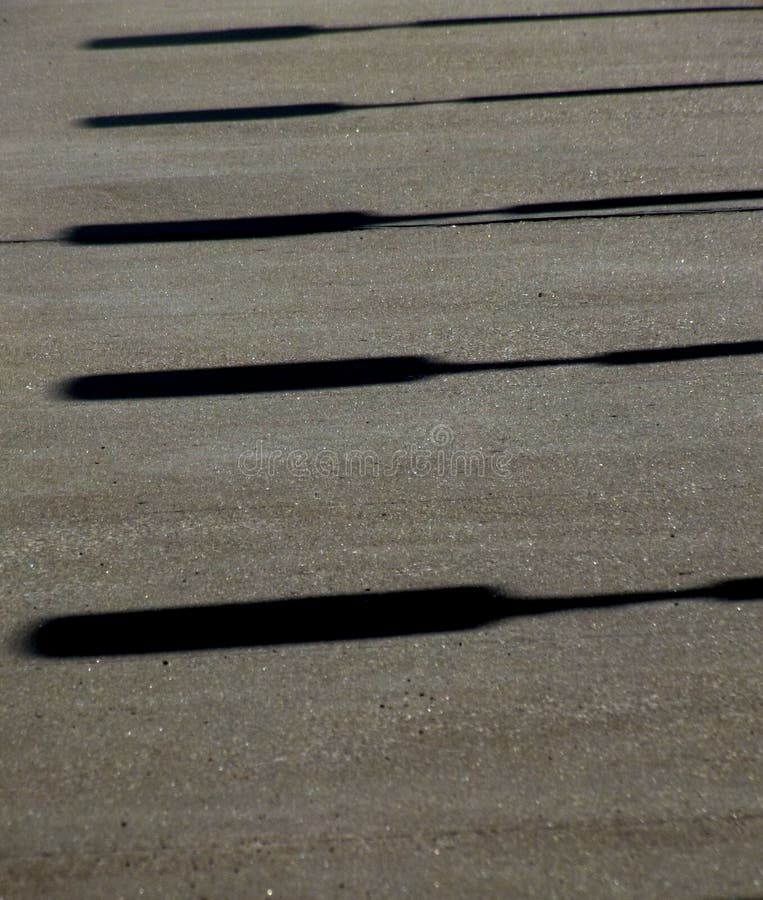 Light Pole Shadows on Sidewalk Stock Photo - Image of spring, daytime ...
