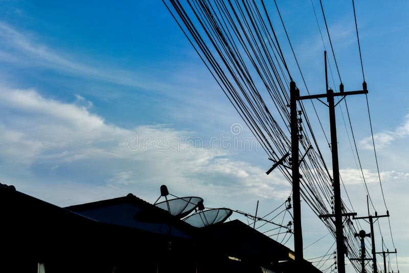 Light poles stock image. Image of light, beautiful, five - 78446975