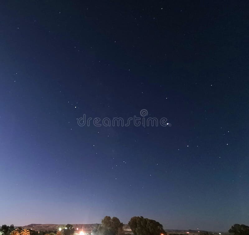 Light pollution night sky stock image. Image of astronomy - 159374053