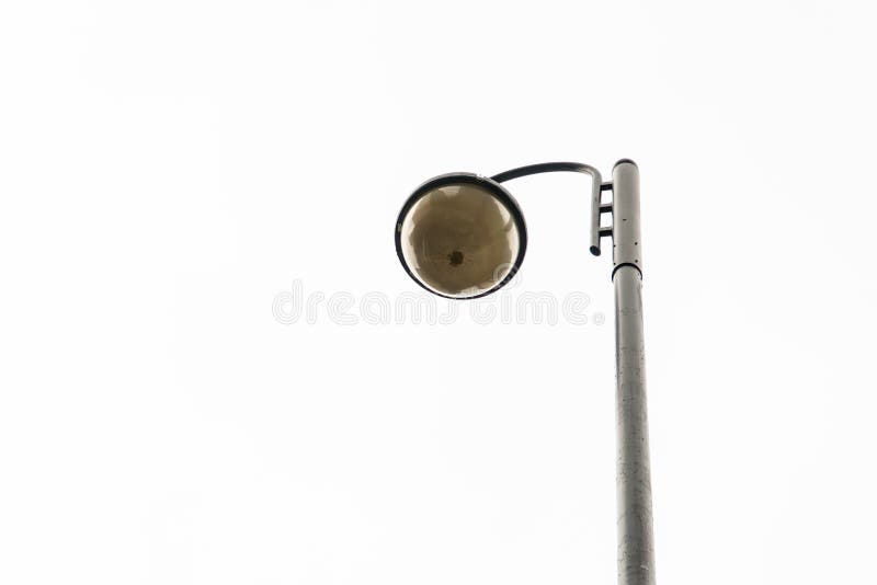 Light Post with Blue Sky Background and Multi Light Stock Photo - Image ...