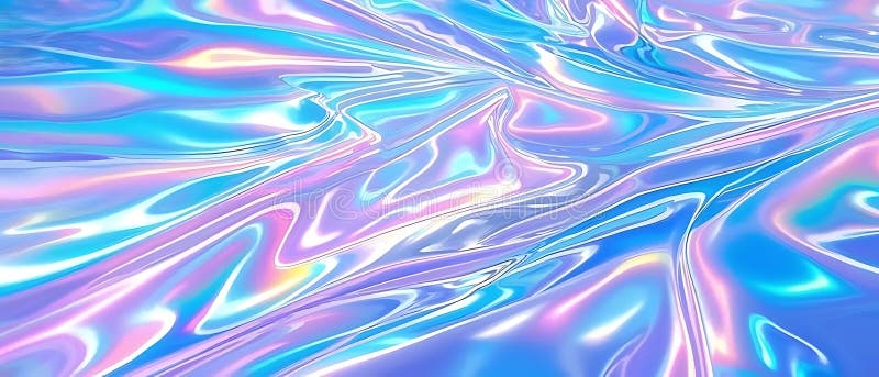 Light Prism Effect in Abstract Holographic Design Stock Image - Image ...