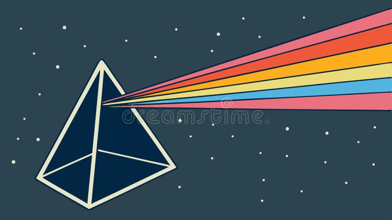 Light Prism with Rainbow Spectrum, Optics and Science, Creative Energy ...