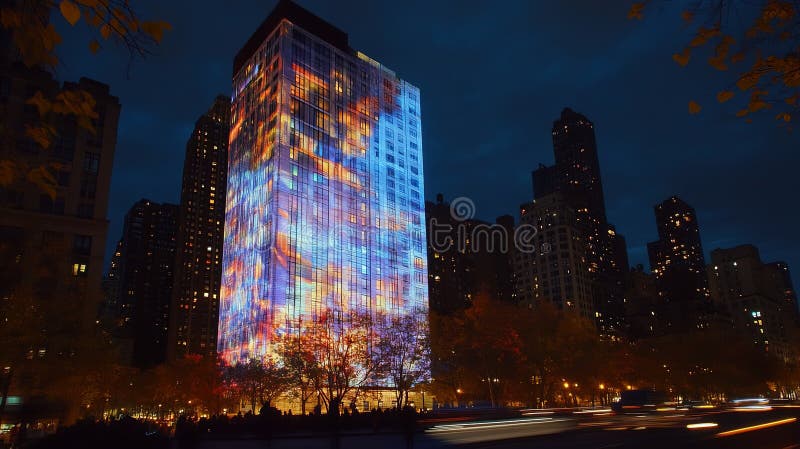 Light Projection Art Creating Dynamic, Immersive Visuals on Buildings ...