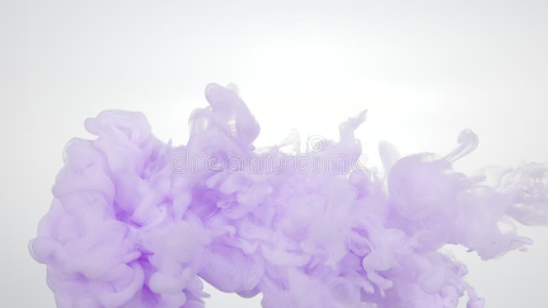Light Purple Ink in Water stock video. Video of abstract - 241681351