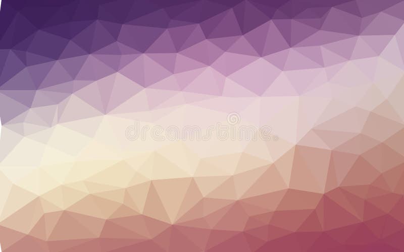 Light Purple Orange Vector Low Poly Crystal Background. Polygon Stock ...