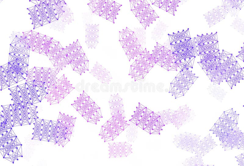 Light Purple, Pink Vector Texture with Artificial Intelligence Concept ...