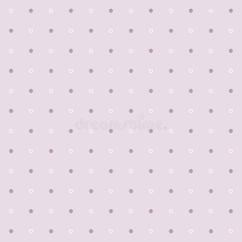 Light Purple Seamless Polka Dots Pattern Stock Vector - Illustration of ...