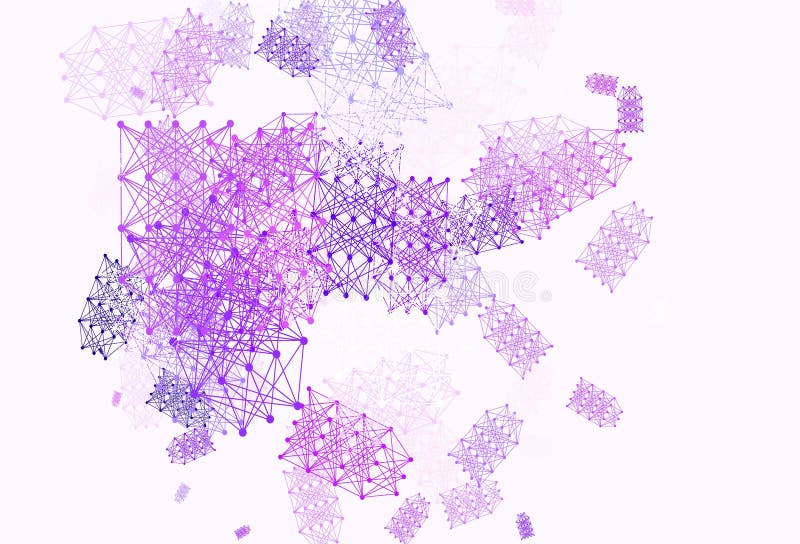 Light Purple Vector Backdrop with Artificial Intelligence Data Stock ...