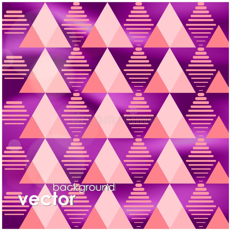 Light Purple Vector Background with Triangles. Stock Vector ...