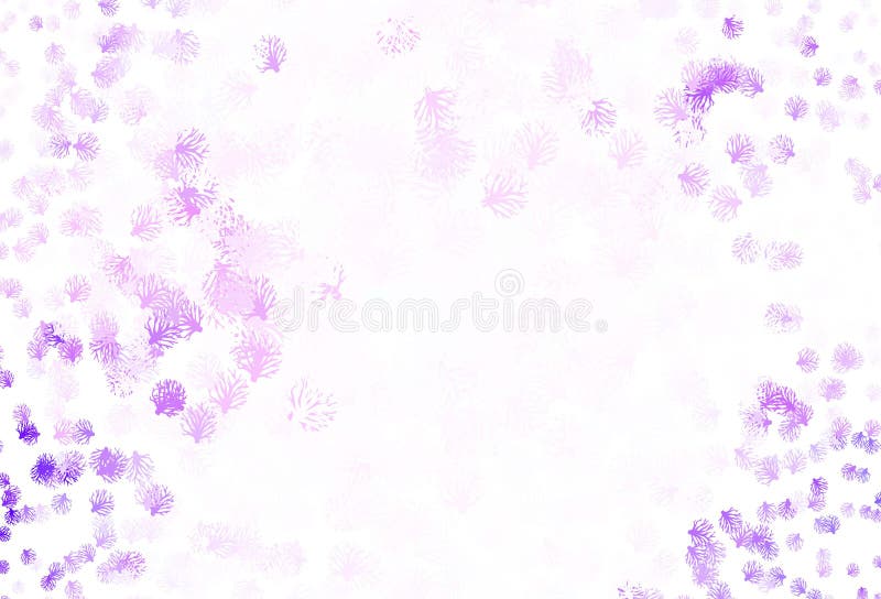 Light Purple Vector Elegant Template with Leaves Stock Vector ...