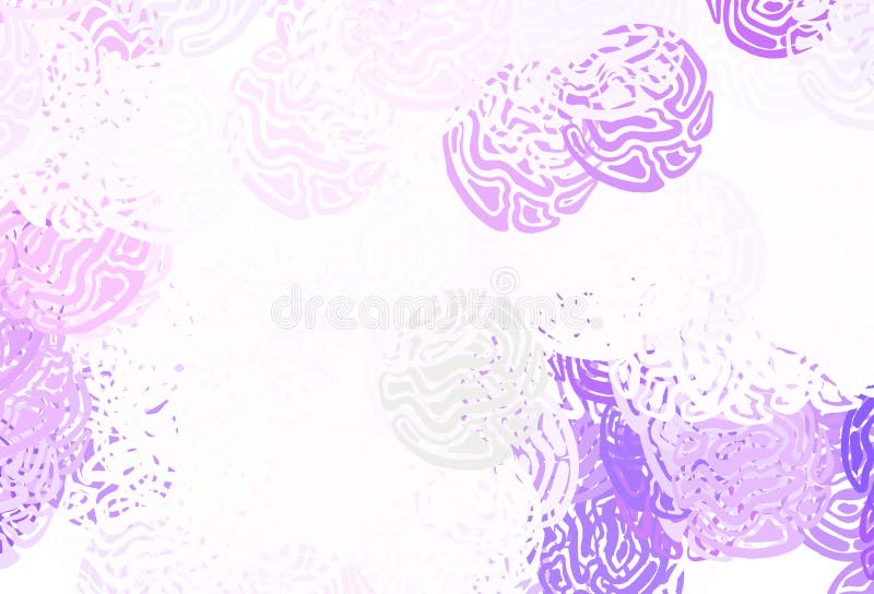 Light Purple Vector Pattern with Random Forms. Stock Vector ...