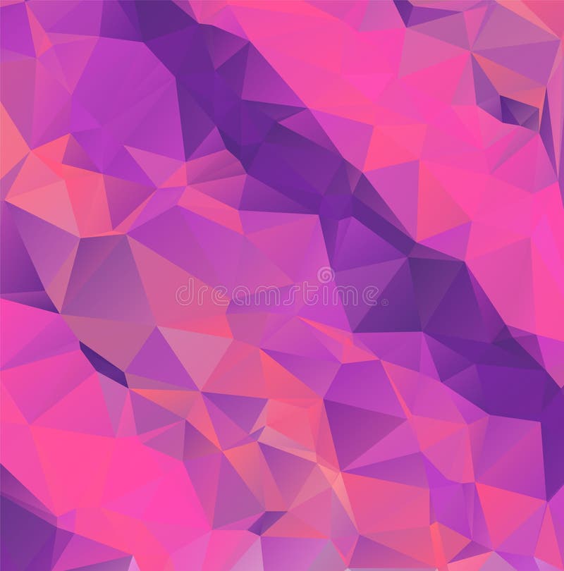 Light Purple Vector Polygon Abstract Backdrop. Polygonal with Gradient ...