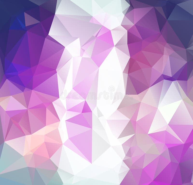 Light Purple Vector Polygon Abstract Backdrop. Polygonal with Gradient ...