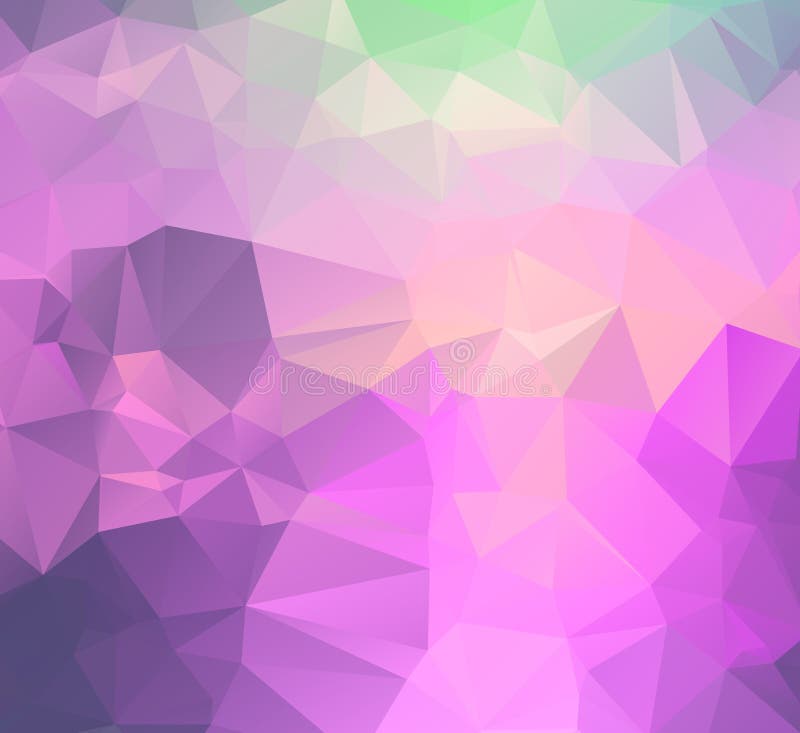 Light Purple Vector Polygon Abstract Backdrop. Polygonal with Gradient ...