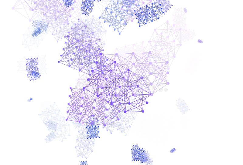 Light Purple Vector Texture with Artificial Intelligence Concept Stock ...