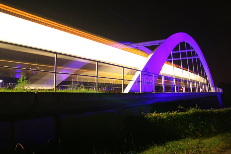 A Light Rail Bridge Near Stuttgart Stock Photo - Image of ostfildern ...