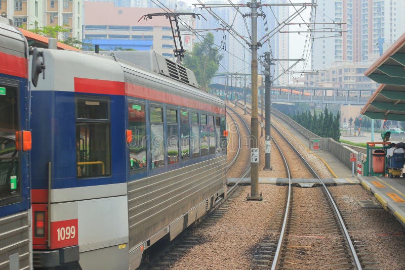 Light Rail Hong Kong 27 April 2014 Editorial Photography - Image of ...