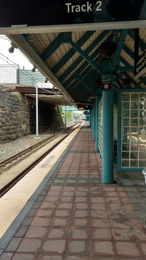 Light Rail Platform Hudson Bergen Stock Photo - Image of north, bergen ...