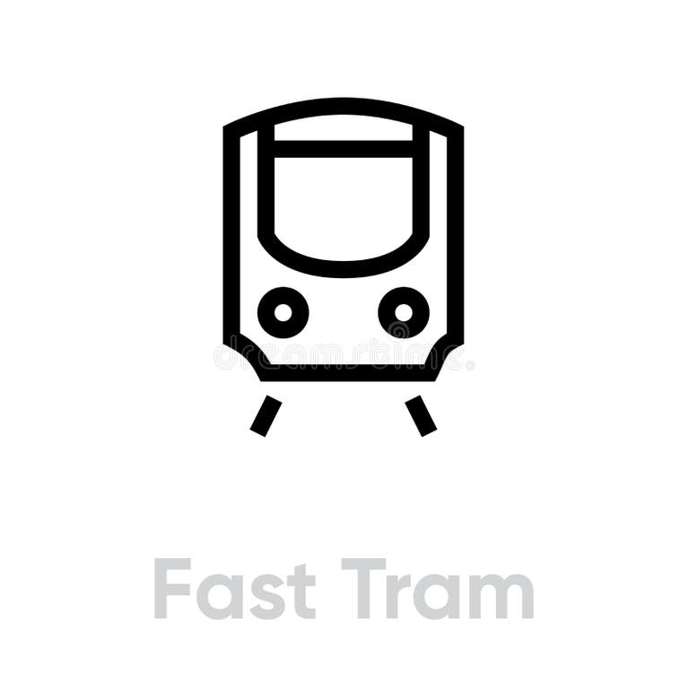 Transit Rail Editable Stroke Icon Stock Illustrations – 129 Transit ...