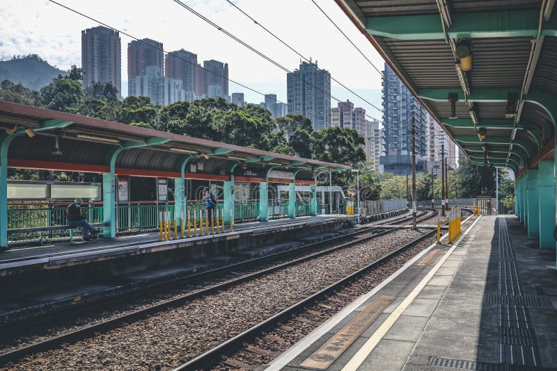 6 Jan 2023 the Light Rail Transit in Tuen Mun Hk Editorial Image ...