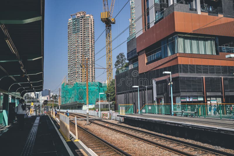 6 Jan 2023 the Light Rail Transit in Tuen Mun Hk Editorial Stock Image ...