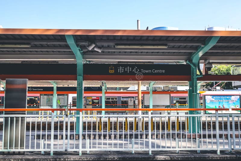 6 Jan 2023 the Light Rail Transit in Tuen Mun Hk Editorial Stock Image ...