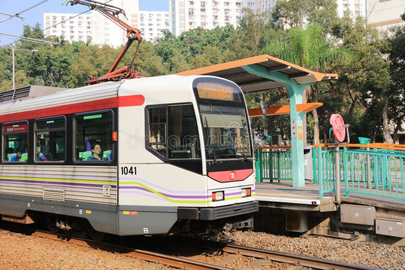 Light Rail Hong Kong 27 April 2014 Editorial Stock Photo - Image of ...