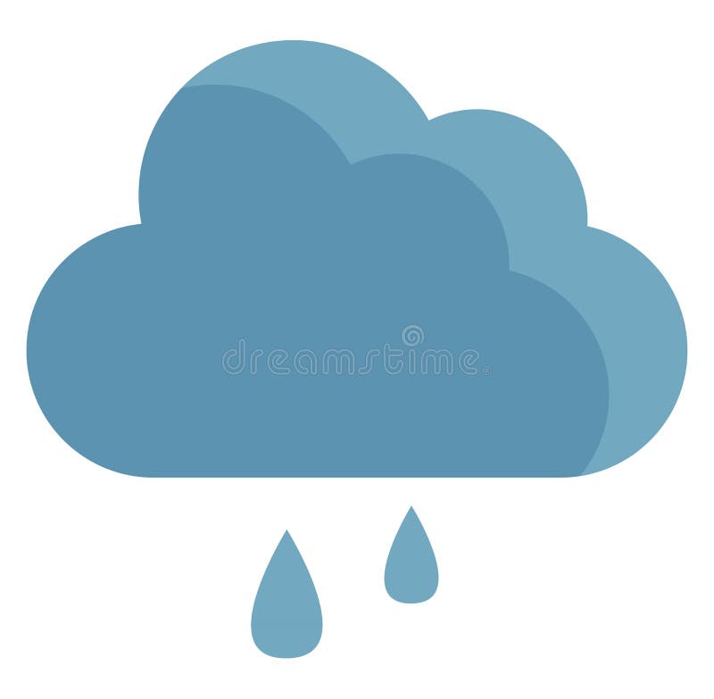 Light rain, icon stock vector. Illustration of transparent - 260373752