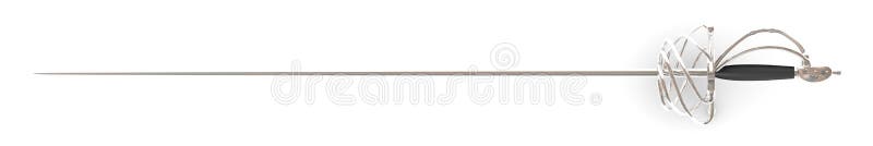 Light rapier sword stock illustration. Illustration of knight - 23725914