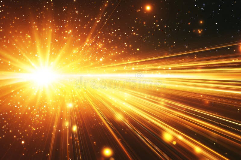 Light Ray Effect Background Created by Generative AI Stock Image ...