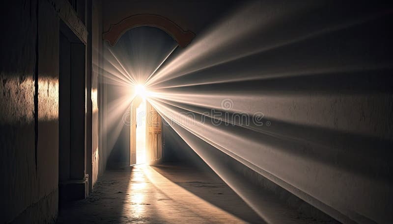 Light Ray from Sun that Shines through Gap, Sun Rays, Flares ...