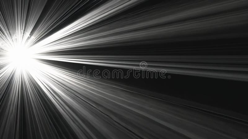 Light Rays on Black Background, Abstract Energy Concept Stock Footage ...