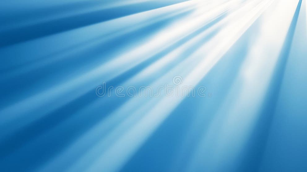 Light Rays on Blue Grainy Gradient Background Stock Image - Image of ...