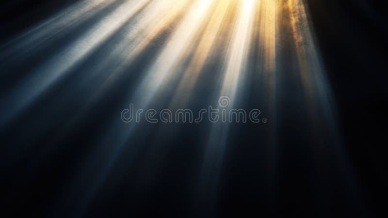 Light Rays through Darkness Dramatic Background. AI Generated Stock ...