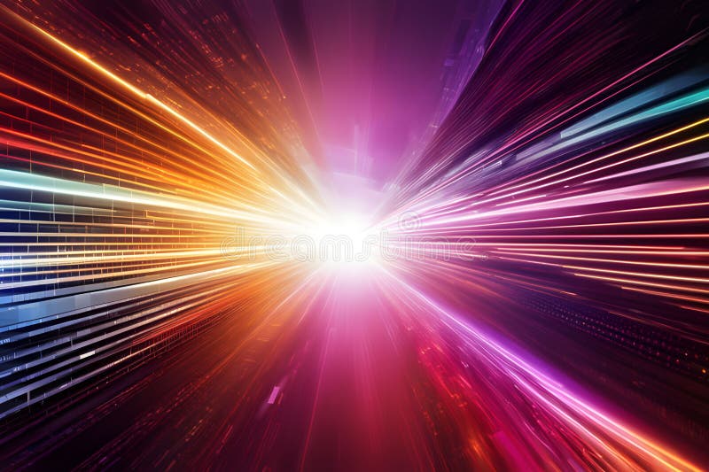 Light Rays and Data Streams - Futuristic Science and Energy Technology ...