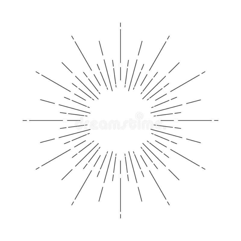 Red Light Rays Frame Made with Stars. Shine Burst Background. Radiant ...