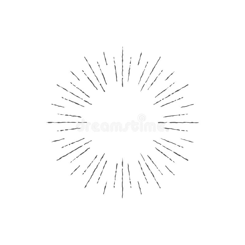 Red Light Rays Frame Made with Stars. Shine Burst Background. Radiant ...