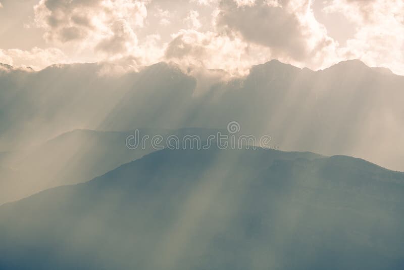 Sun Rays Passing Above a Beautiful Rustic Overgrown, Secret Garden Door ...