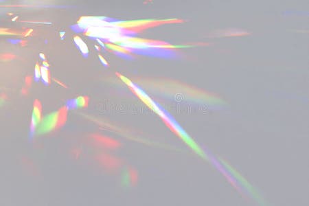 Light Rays Prism Rainbow Refraction Light Background Overlay Stock Photo - Image of ring ...