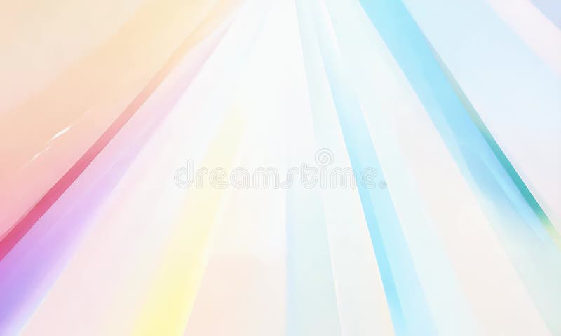 Light Rays Refraction through a Prism on a White Background, Casting ...