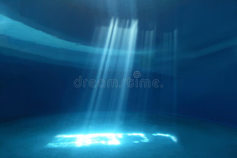 Light Shining Through Water