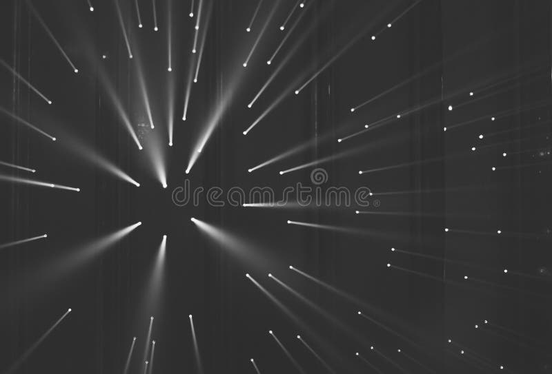 Light Rays through Small Holes in a Dark Space Stock Photo - Image of ...