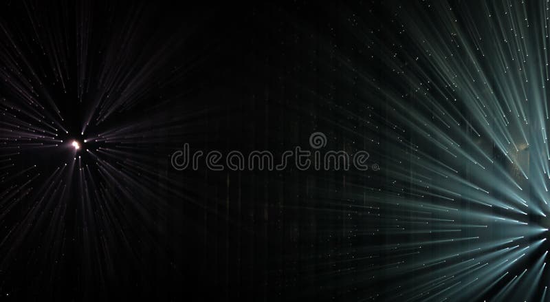 Light Rays through Small Holes in a Dark Space Stock Photo - Image of ...