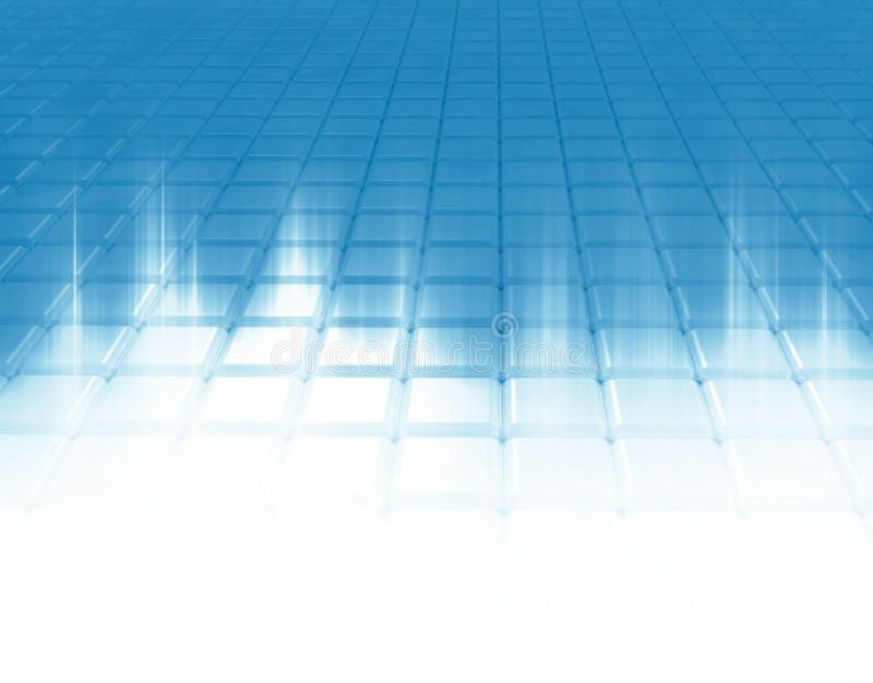 Light Rays on a White Grid. Stock Illustration - Illustration of blue ...
