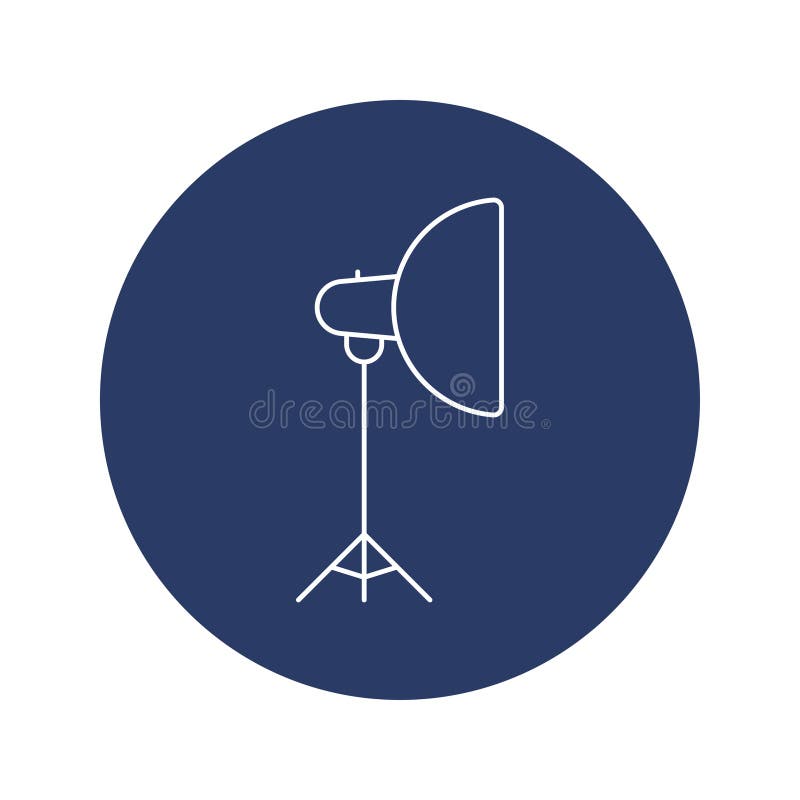 Light, Recording Light, Studio Recording Light Icon Stock Vector ...