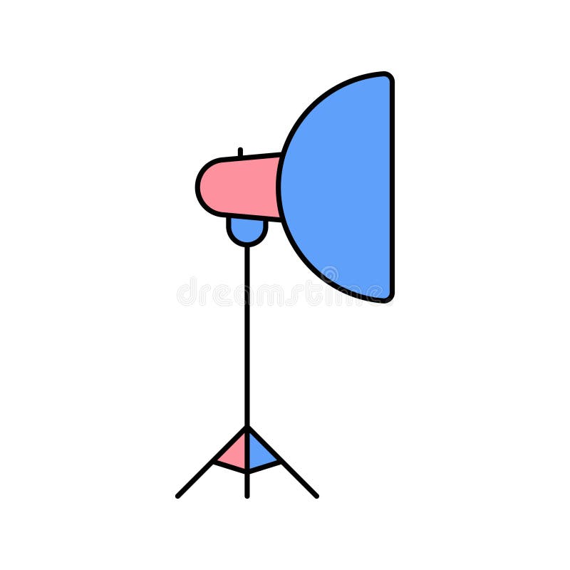 Light, Recording Light, Studio Recording Light Icon Stock Vector ...