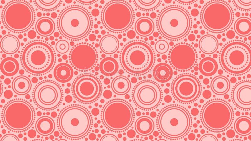 Light Red Circle Pattern stock vector. Illustration of fabric - 162776830